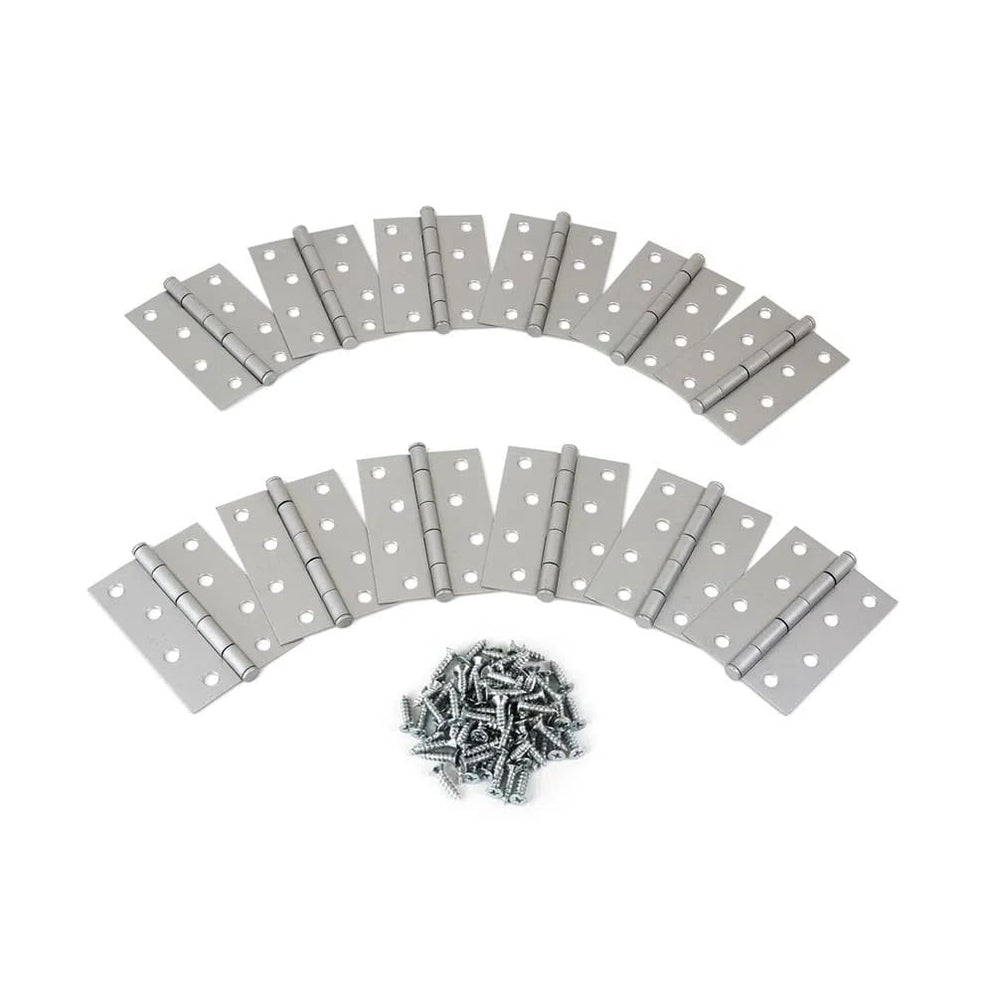 Bisagra fija aluminizada 1" Glami x 24 Unid | Precio y envío — Carpintec