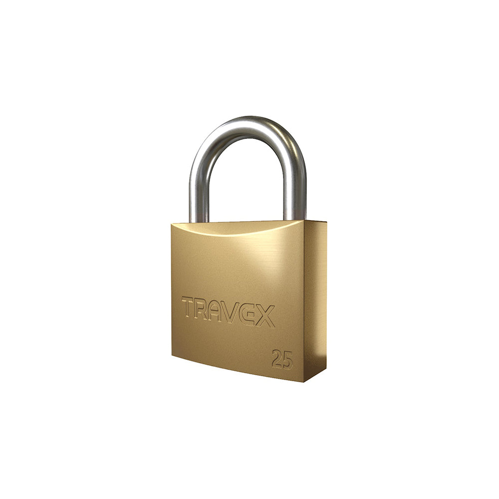 Candado 25mm Travex | Compacto, seguro y resistente — Carpintec