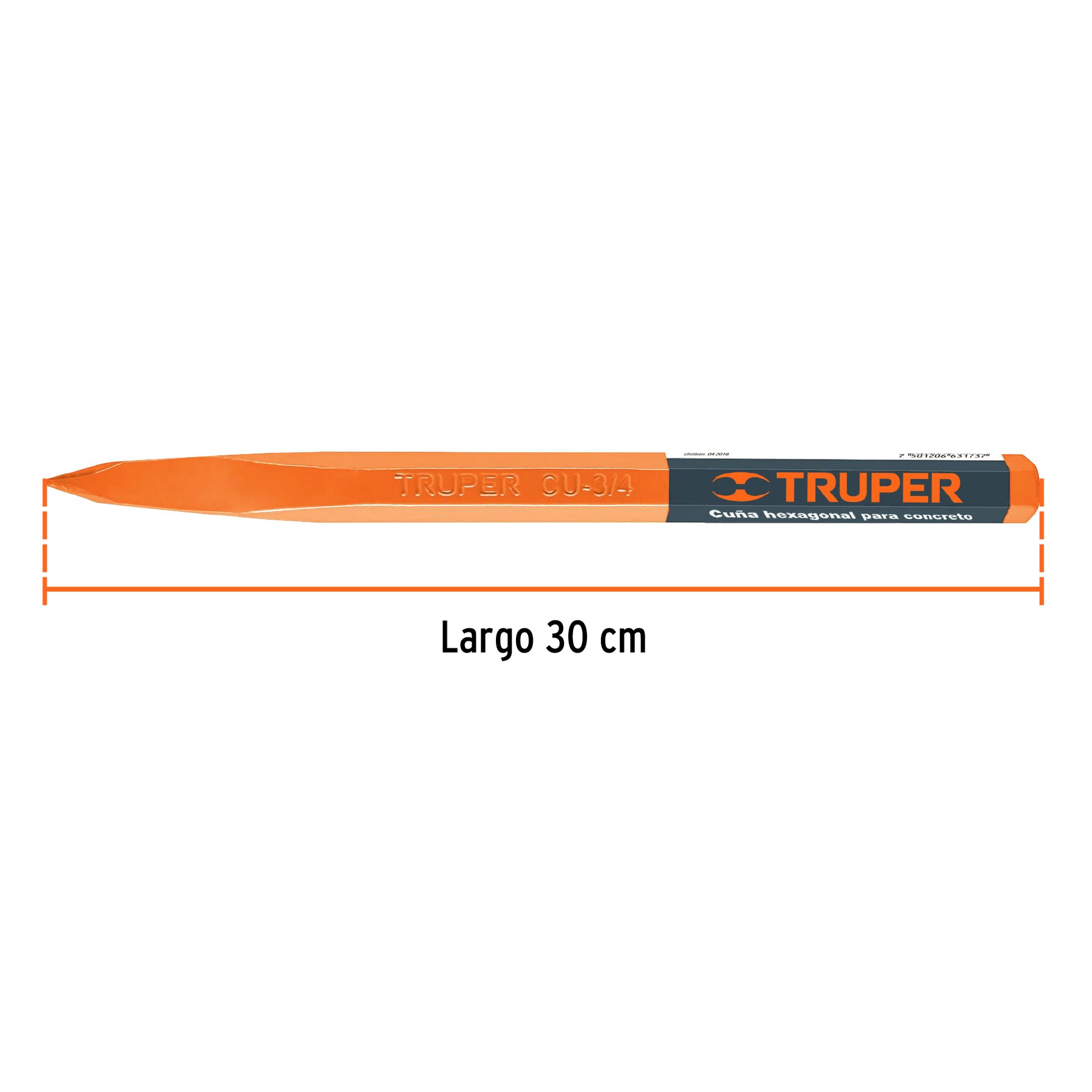 Cincel de punta 3/4" Truper | Precio, stock y envío Perú — Carpintec