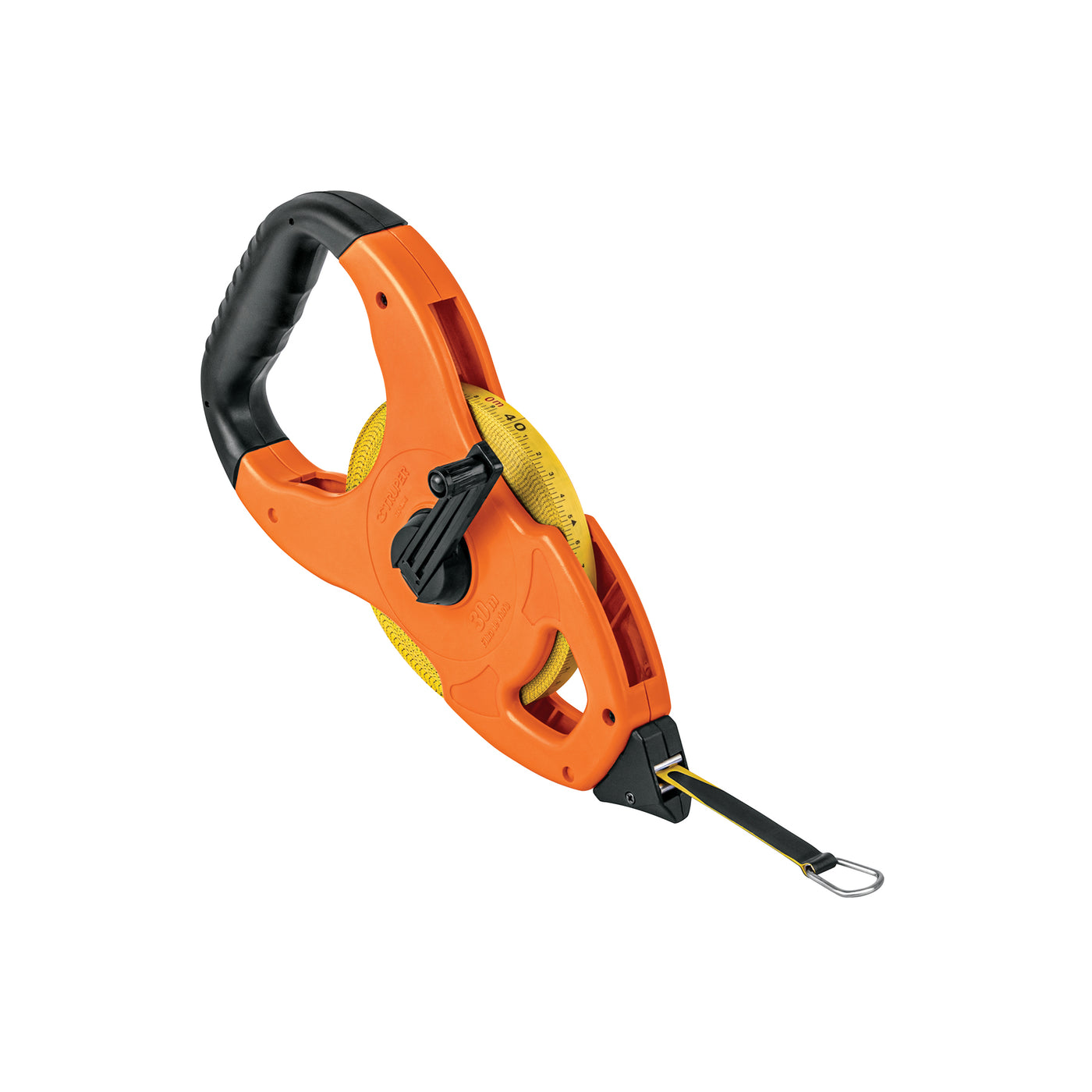 Cinta metrica de 30 metros Truper | Fibra de vidrio y manivela — Carpintec