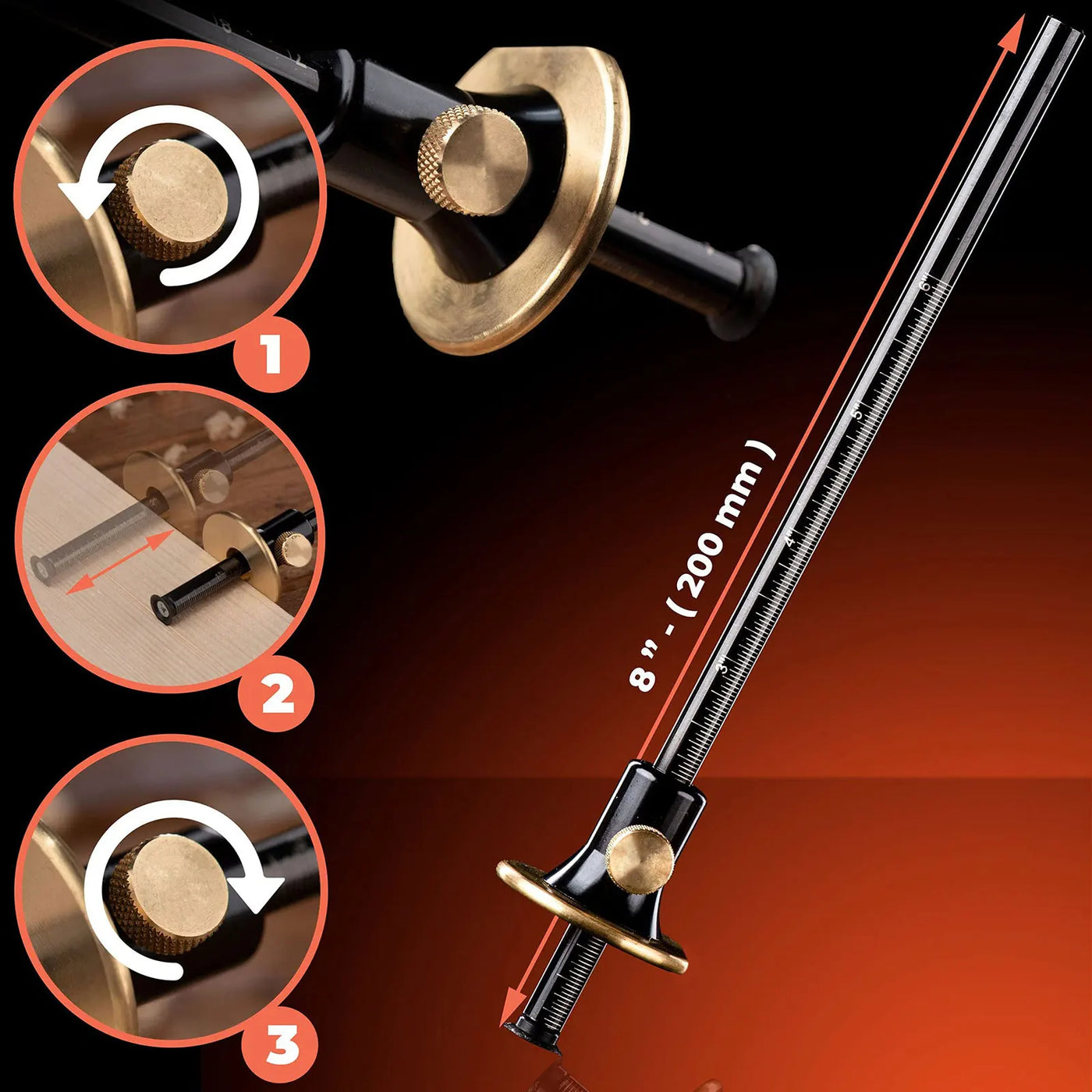 Compra Gramil Simple con Rueda - Precisión y Durabilidad — Carpintec