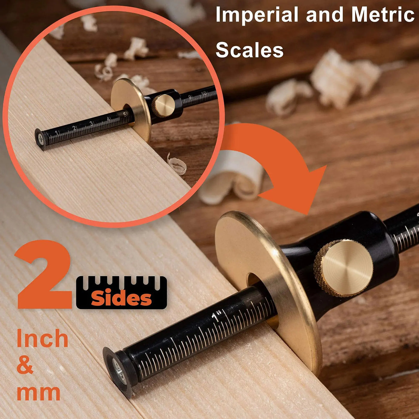 Compra Gramil Simple con Rueda - Precisión y Durabilidad — Carpintec