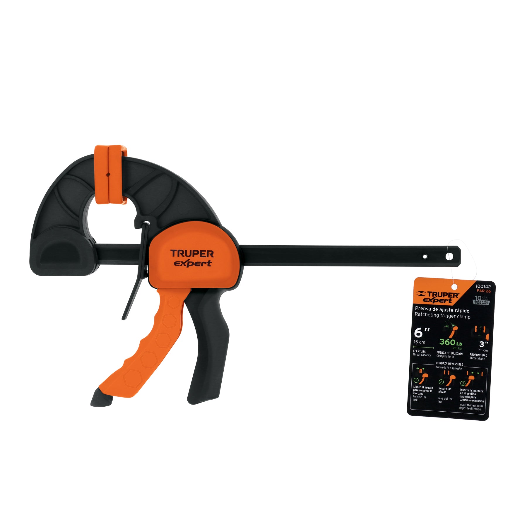 Prensa rapida 6" Truper | Ofertas, precio y envío Perú — Carpintec
