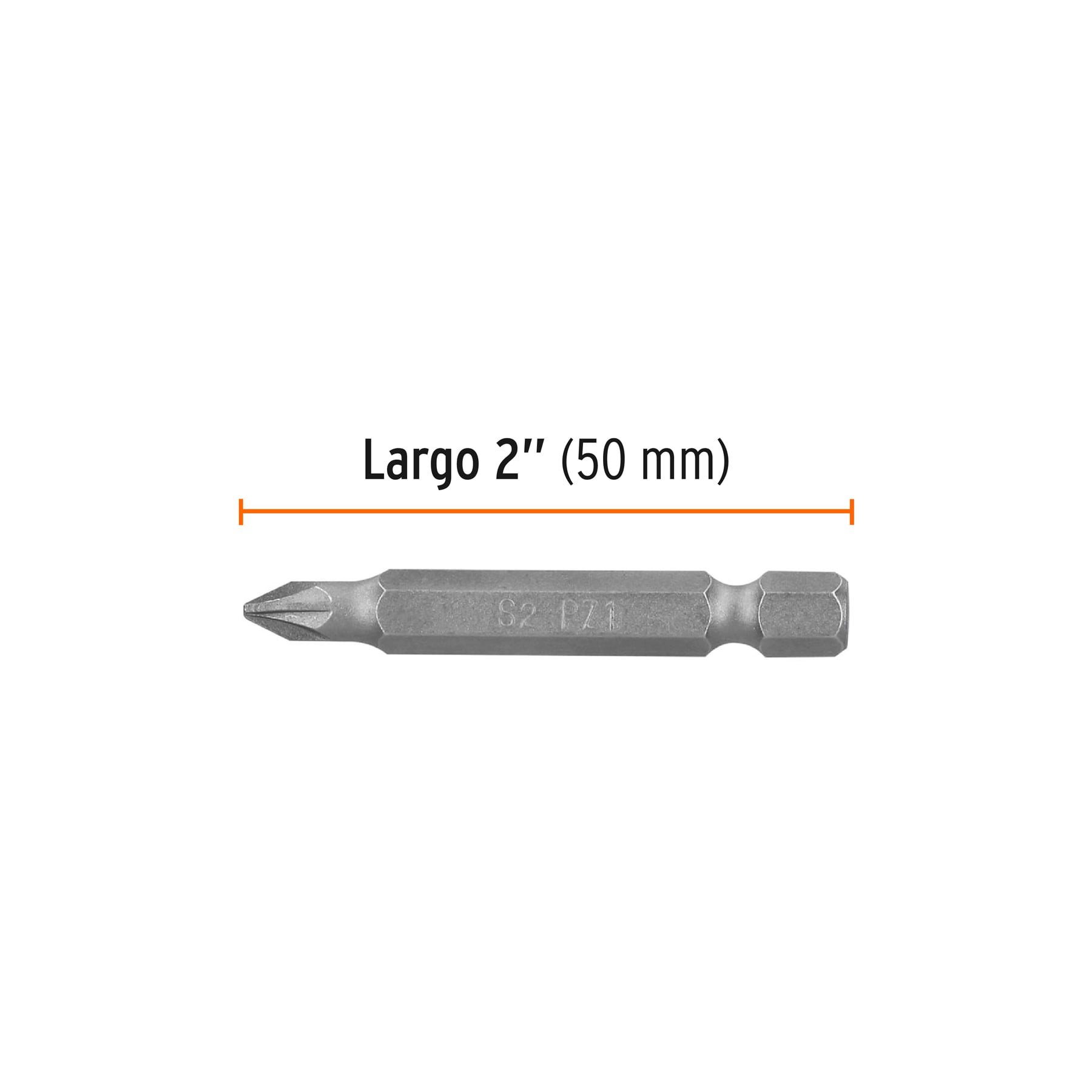 Punta PZ1 x 2" atornillador Truper | Precio y envío Perú — Carpintec